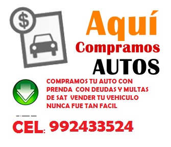 Compramos tu auto carro vehiculo al mejor precio en Lima - Autos | 129863